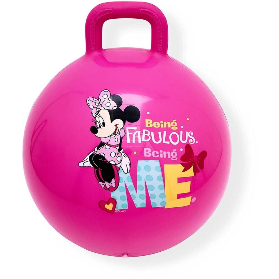 Licensed MINNIE MOUSE Bouncy Hopper Ball for Indoor/Outdoor Kids Active ...