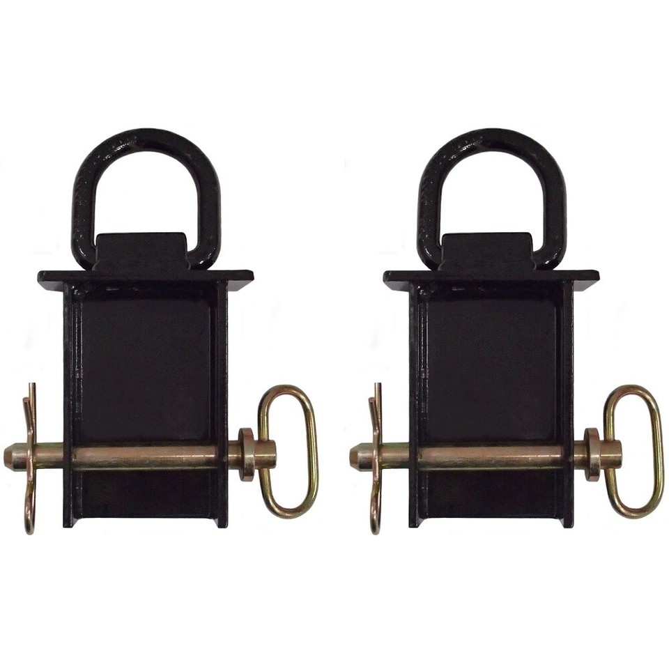 2 Heavy Duty Removable D-Ring Stake Pockets 12,000 Lbs. Trailer/Flat ...