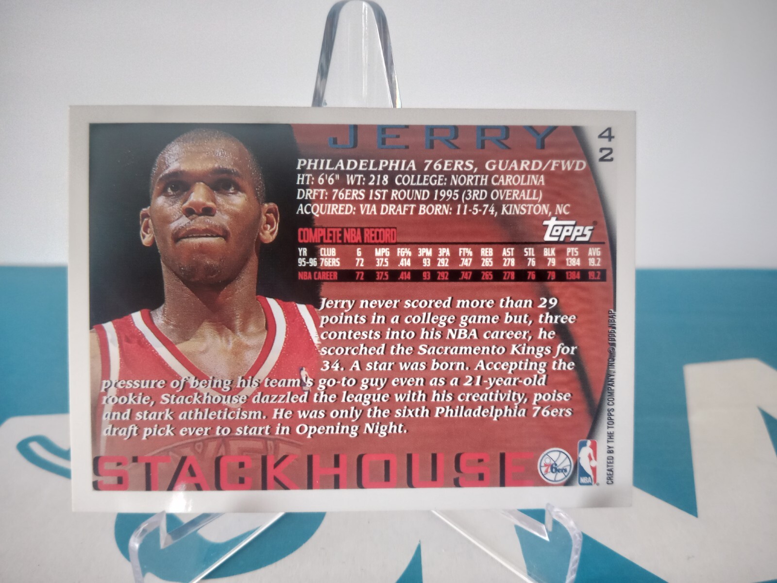 Jerry Stackhouse 6 Card Common Card Lot! Philadelphia 76ers! | eBay