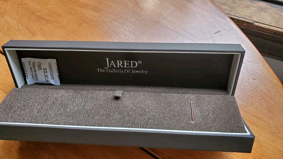 EMPTY Jared Galleria of Jewelry Necklace Velvet Display Gift Box Brown ...