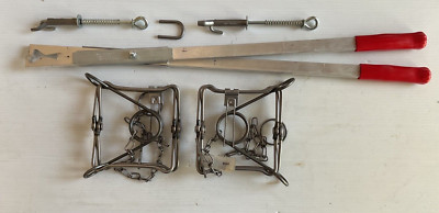 2 ea. Duke 110 Body Grip Traps, Model 4 Body Grip Setter, 2 ea. safety ...