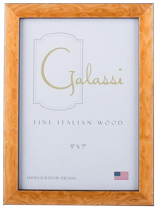 F. G. Galassi Handcrafted Fine Italian Cashmere Burl 5x7 Frame Made USA ...