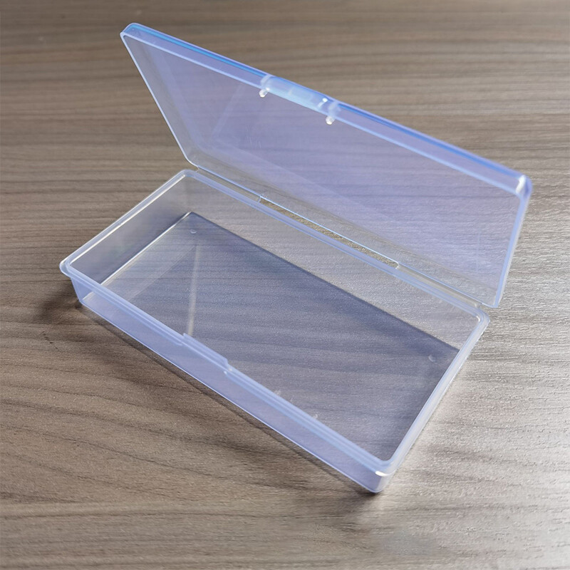 Rectangular Lock Empty Box Transparent Plastic Spare Parts Tool Storage ...