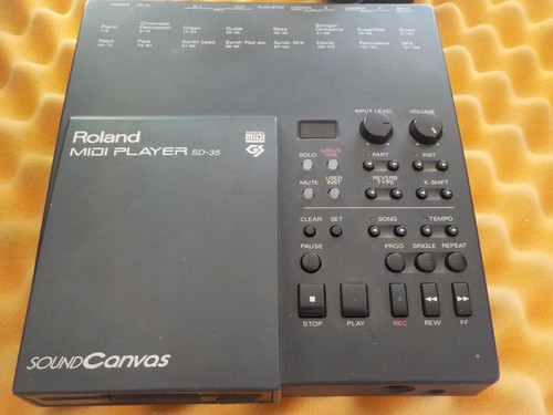 ROLAND Midi Player SD-35 Sound CANVAS ....Vintage | eBay Australia