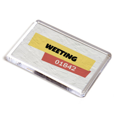 FRIDGE MAGNET - Weeting 01842 - UK STD Telephone Dialling Code | eBay UK