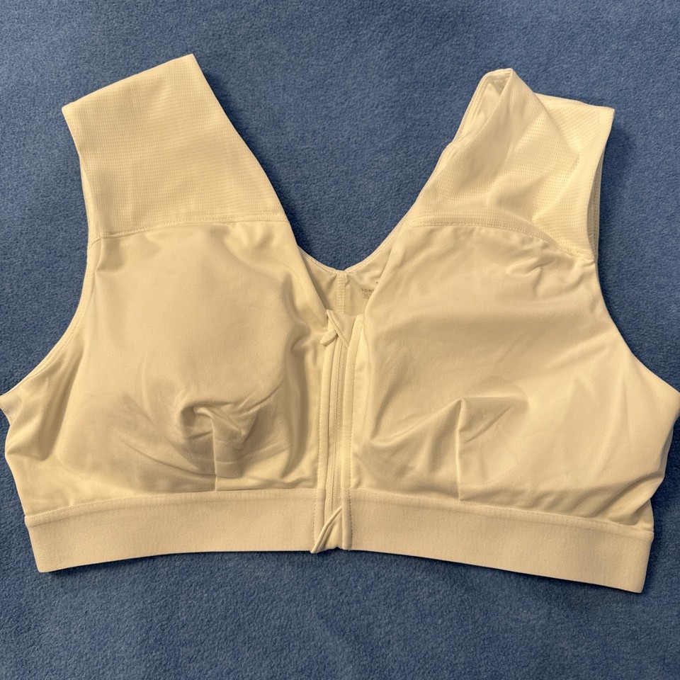 Tommie Copper® Women's Shoulder Support Bra Front Zipper 3XL Blue ...