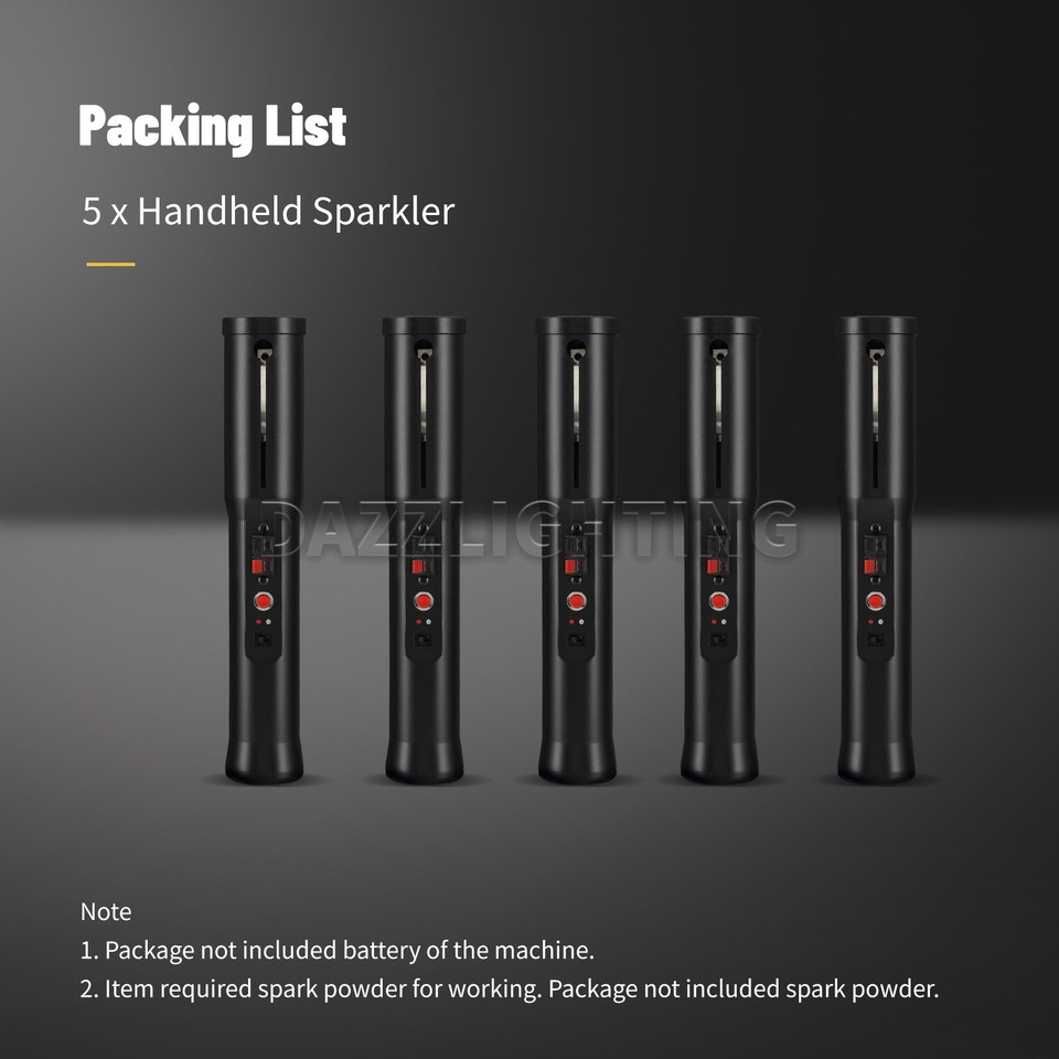 PAIDUN Portable Cold Spark Machine Handheld Sparkler Wedding Birthday ...