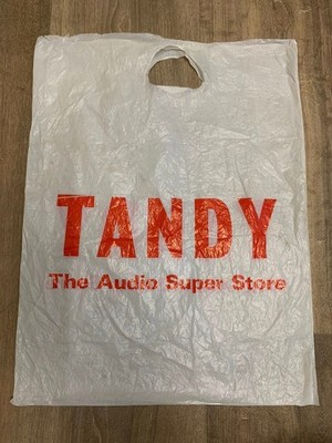 Vintage Tandy Carrier Bag ~ 46cm x 35cm | eBay UK