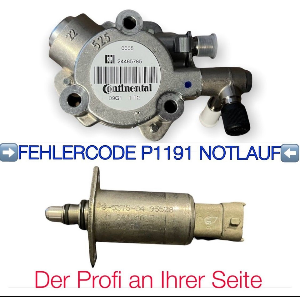 Notlauf P1191 OPEL Z22YH 2.2 Direct Hochdruckpumpe & Druckregler | eBay UK