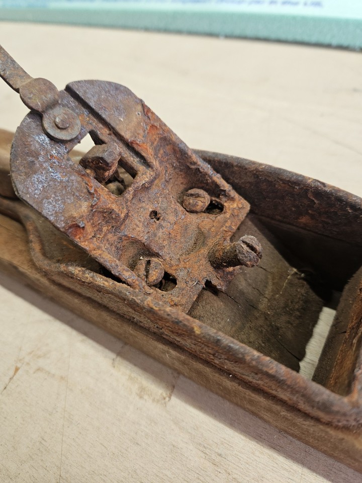 Antique Union No. 28 Wood Bottom "Transitional" Jack Plane Parts Or ...