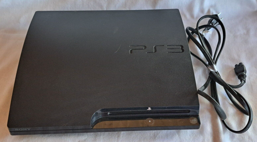 Sony PlayStation 3 PS3 Slim 120GB Black Console Only CECH-2001A ...