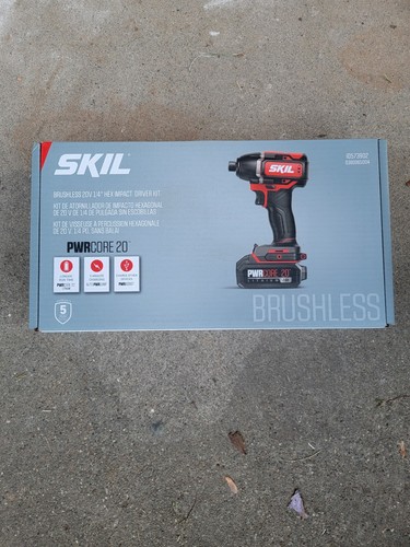Skil Power Core 20 Brushless 20V 1/4 Hex Impact Driver Kit | eBay