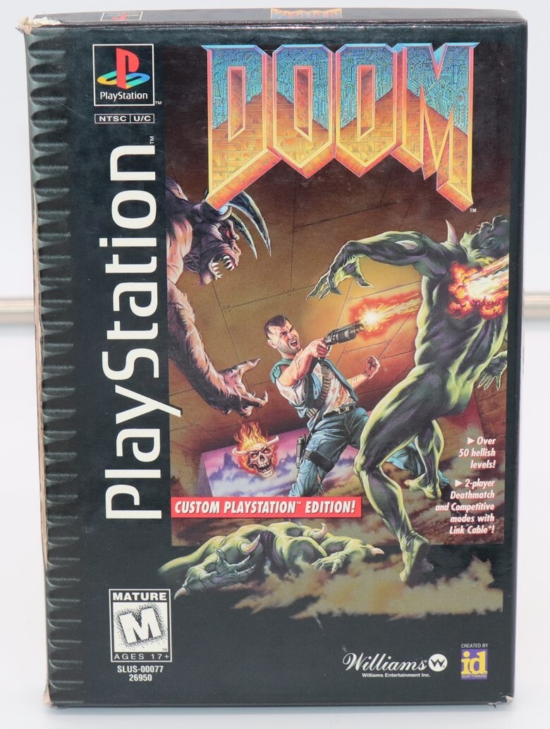Doom (PlayStation 1 PS1) Long Box Complete CIB W/ Reg Card | eBay