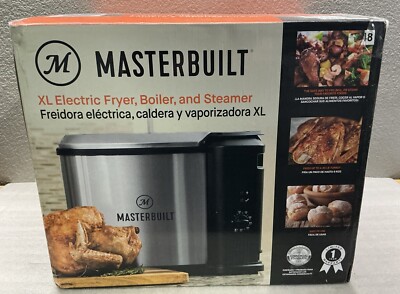 Masterbuilt MB20012420 10 Liter XL Electric Fryer, Boiler, & Steamer ...