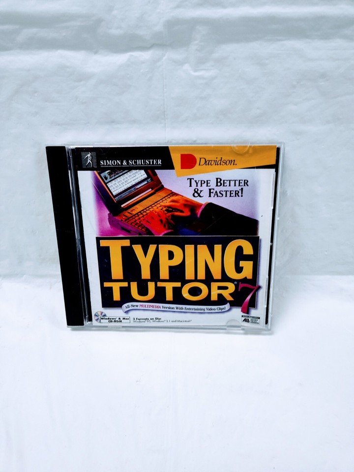 Simon & Schuster Type Better & Faster Typing Tutor (CD-ROM, 1996) | eBay