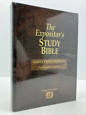 The Expositor's Study Bible KJV, Giant Print Edition, by Jimmy Swaggart ...