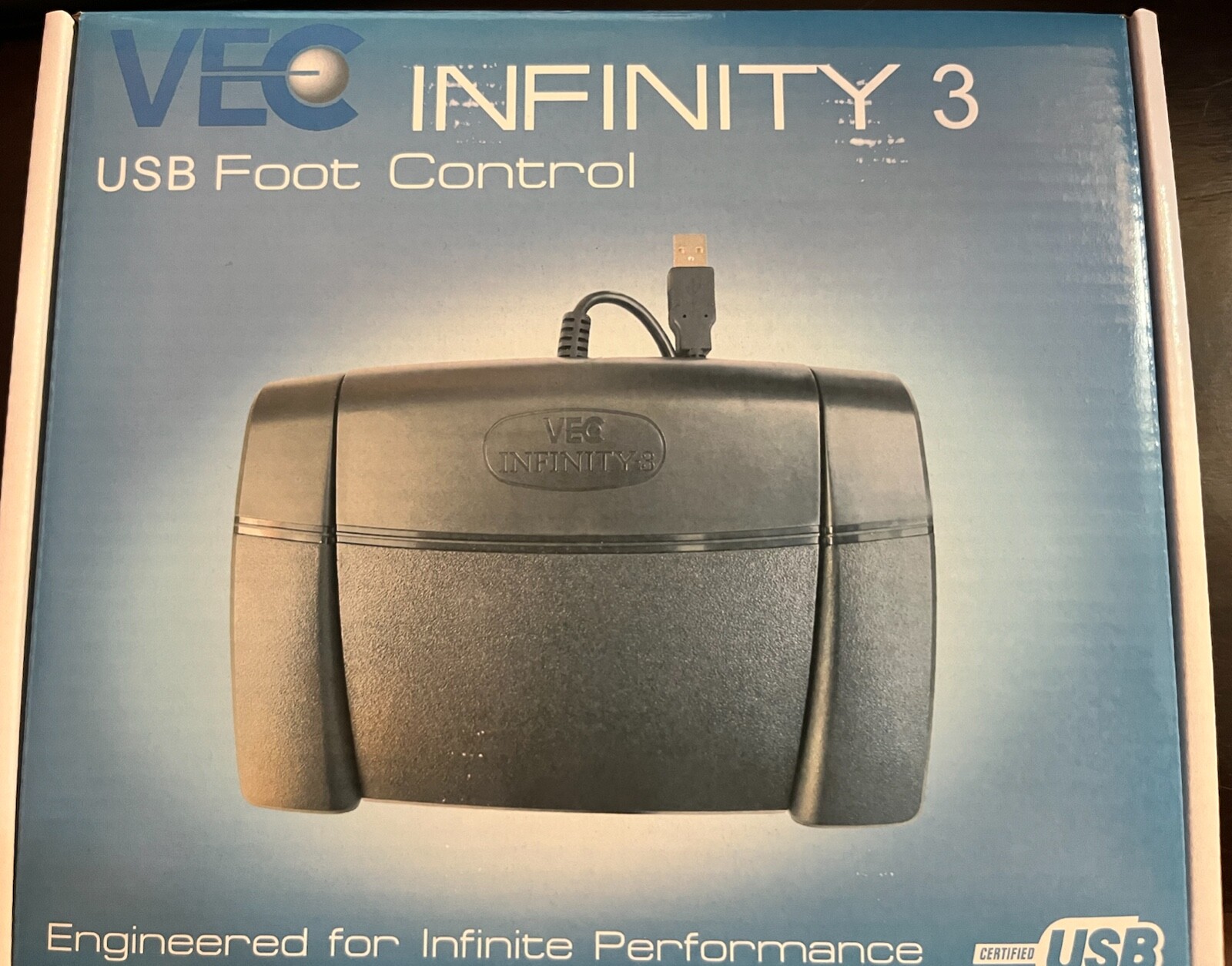 NEW VEC Infinity 3 USB Digital Foot Control with digital Express Scribe ...