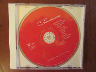 Pete Yorn Music for the Morning After Advance CD Columbia 2000 | eBay