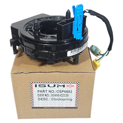 93490-C2220 Clock Spring Fit Hyundai Sonata Gas & Hybrid 2015-2017 W/O ...