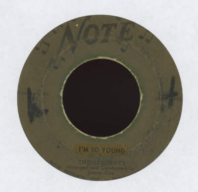 The Students - I'm So Young on Note R&B Doo Wop 45 | eBay