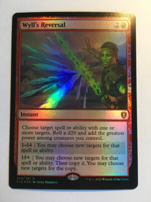 MTG Wyll's Reversal 209/361 Rare Foil Baldur's Gate Magic NM | eBay