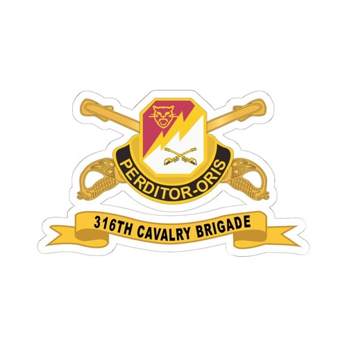 Kiss-Cut Stickers - Army - 316th Cavalry Brigade - DUI w Br - Ribbon | eBay