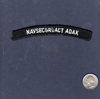 Nsga Sécurité Groupe Adak Ak États-unis Marine Enrôlé Uniform Base ...