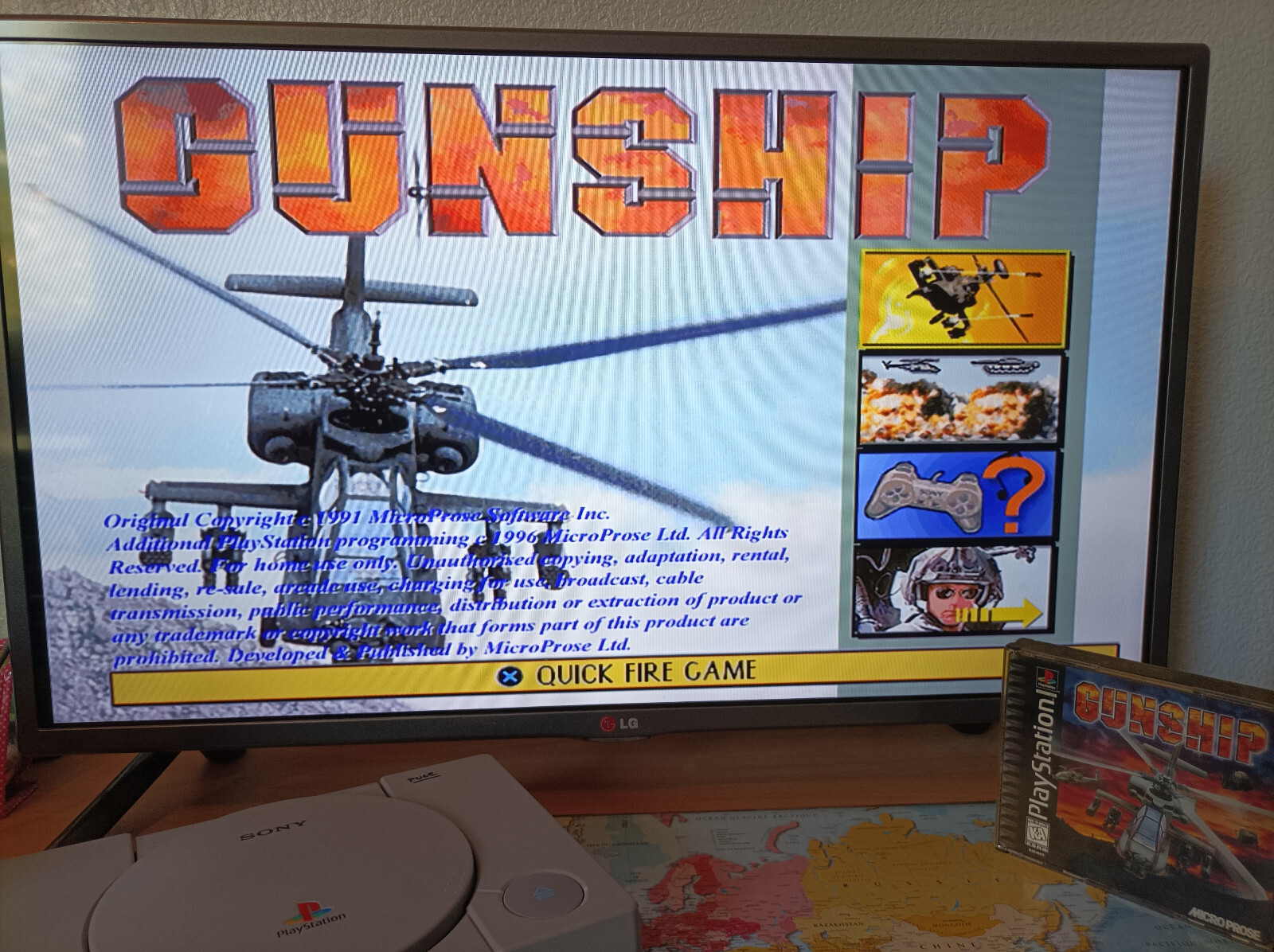 Gunship PS1 PlayStation Sony NTSC U/C | eBay