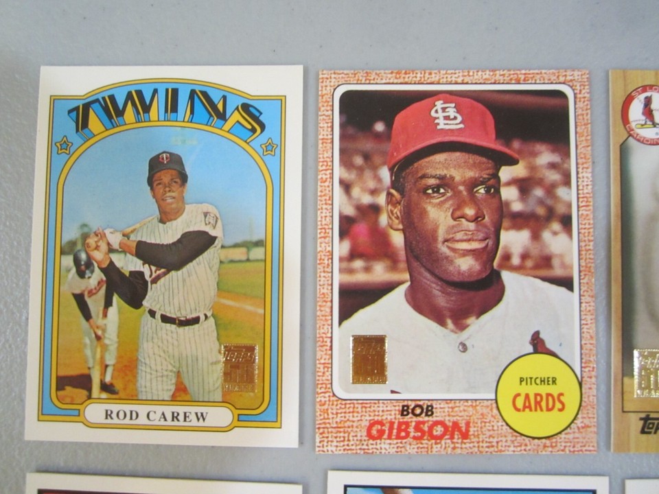 2001 Topps Baseball- Through The Years Reprints Inserts- 12 Cards ALL ...