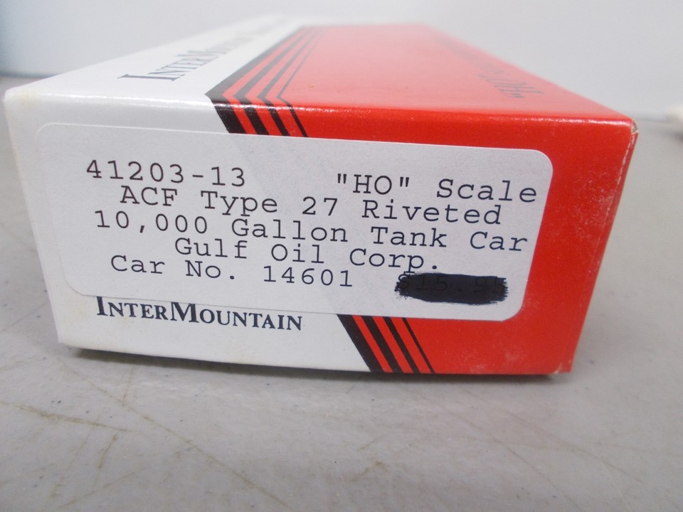 INTERMOUNTAIN ~ GULF OIL CORP. 10,000 GALLON TANK CAR # 14601 ~ KIT~HO ...