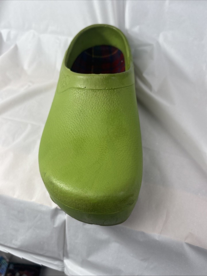 JOLLY FASHION BY ALSA RUBBER GARDENING CLOGS MULES LIME GREEN EU39 | eBay