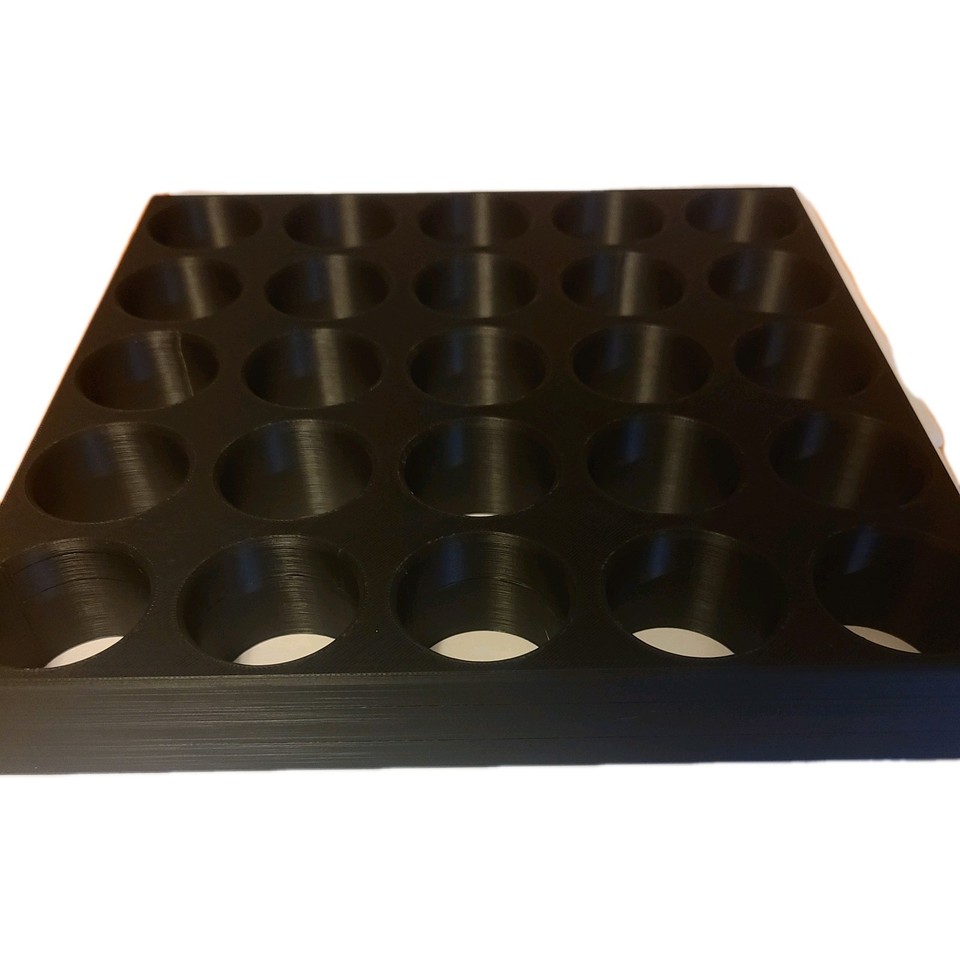 25 Hole ER40 Collet Rack 3d Printed Black Made In The USA | eBay