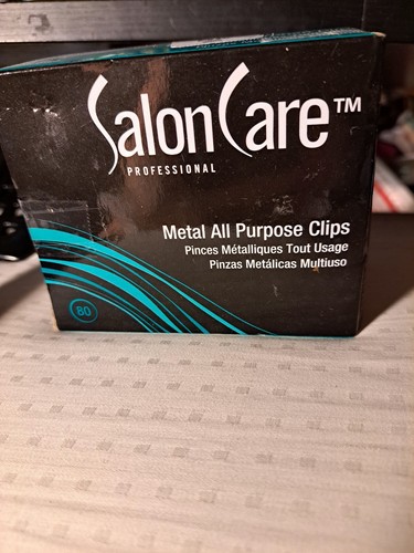 Salon Care Metal All Purpose Clips 80 Pack | eBay