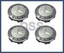 Genuine Mercedes-Benz Wheel Center Hub Cap Blue Set (x4) OE ...