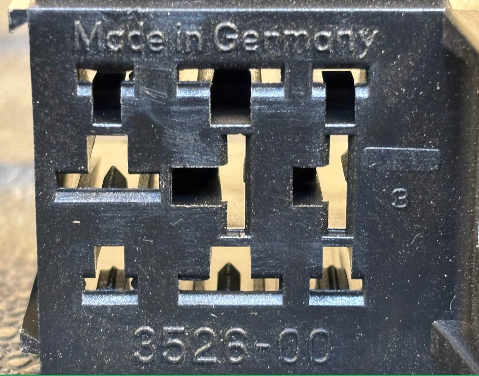Hella 9 Pin Relay Base - 3526-00 / 87123B - Black - Made in Germany | eBay