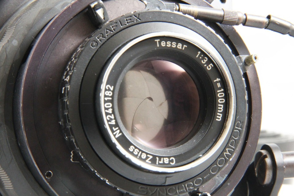 Exc Graflex XL KS-98B Black 6x7 Medium Format Camera w/Carl Zeiss 100mm ...