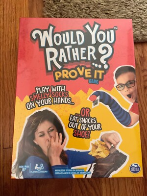 Would You Rather? Prove It Game By Spinmaster **BRAND NEW** | eBay