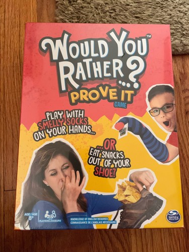 Would You Rather? Prove It Game By Spinmaster **BRAND NEW** | eBay