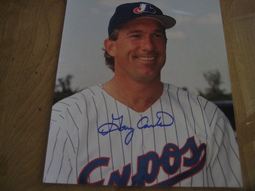 Gary Carter Signed Photo 8 x 10 Autograph Montreal Expos Baseball HOF ...