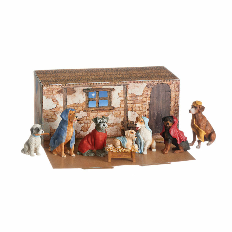 Dog 7pc Nativity Set | eBay