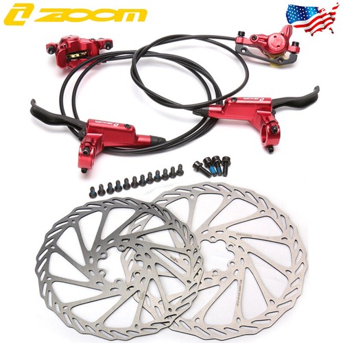 ZOOM HB875 Hydraulic Disc Brake Front Rear Bicycle 160mm G3 MTB Rotor ...