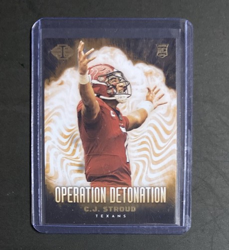 2023 Panini Illusions Football C.J. Stroud Operation Detonation Rookie💥 ...