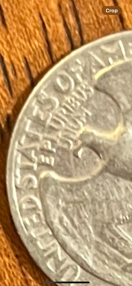 1966 Quarter with rim error, no mint mark, and unique error on reverse ...