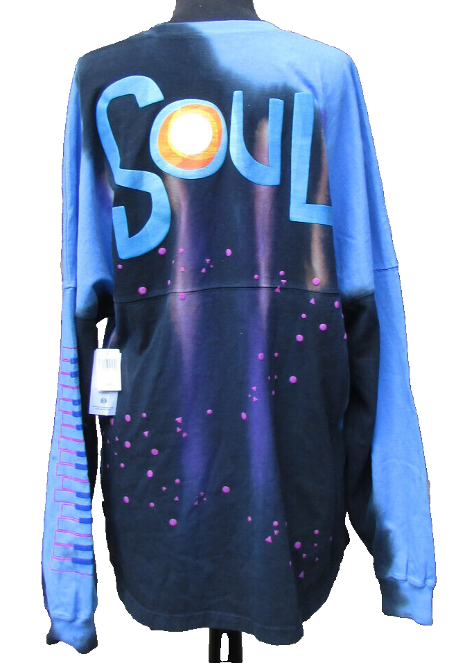 Disney Parks Pixar SOUL Spirit Jersey Purple Blue Tie Dye Sz L NWT | eBay