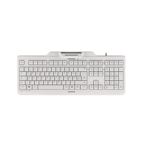 CHERRY KC 1000 SC, UK Layout, QWERTY Keyboard, Wired Security Keyboard ...