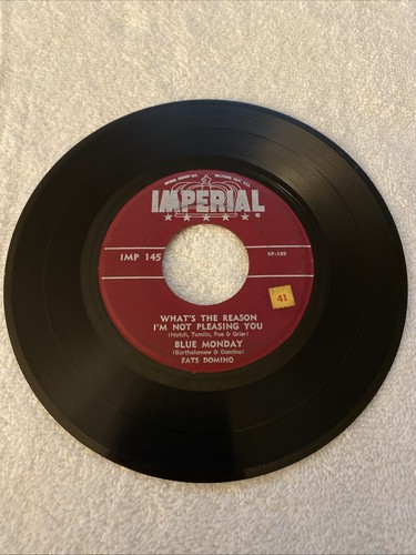 FATS DOMINO BLUE MONDAY / WHAT'S THE REASON I'M NOT PLEASING YOU 7 ...
