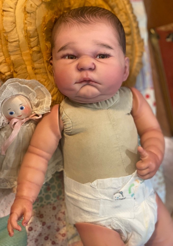 New Reborn Grumpy Berenguer Special Edition Baby Doll 21" Weighted W ...