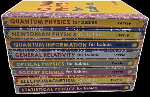 Chris Ferrie Baby University Board Books For Babies Science Physics Lot ...