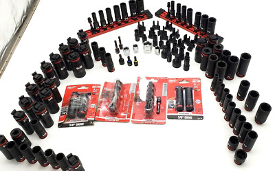 Milwaukee Shockwave Socket Sets with Adapters & Extractors-ETC #110 | eBay