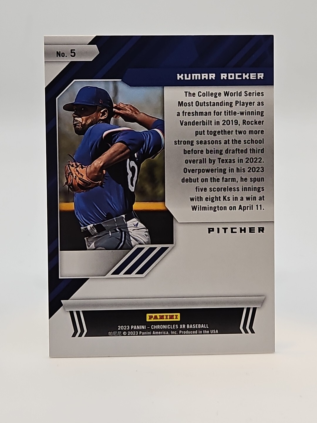 2023 Panini Chronicles - Xr #5 Kumar Rocker (RC) for sale online | eBay